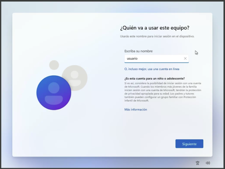 Saltar Inicio de Sesión con Microsoft al instalar Windows 11 | Tecno Sender