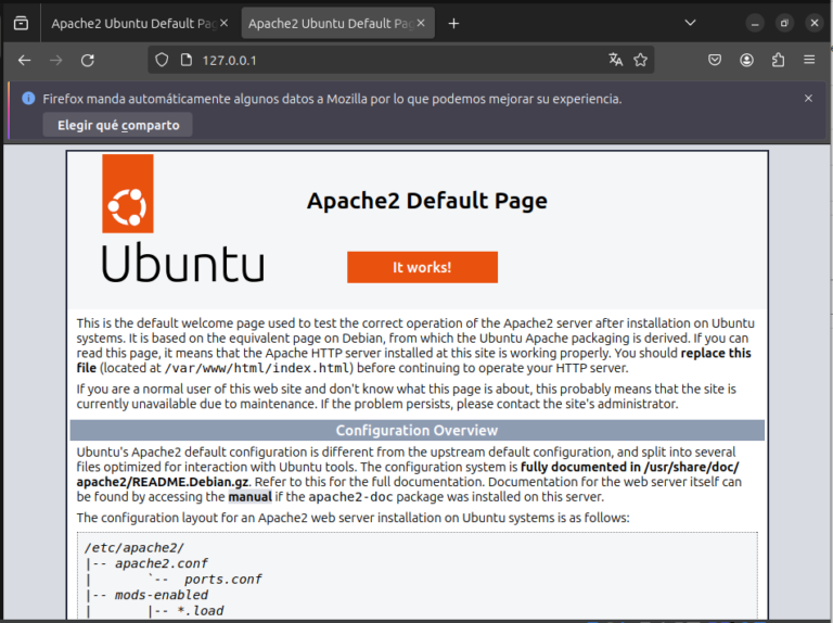 Instalar Servidor Web Apache en Ubuntu 24.04